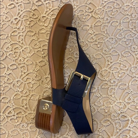 Michael Kors | Shoes | Michael Kors Dark Blue Sandal Size 6 2 Nwt ...